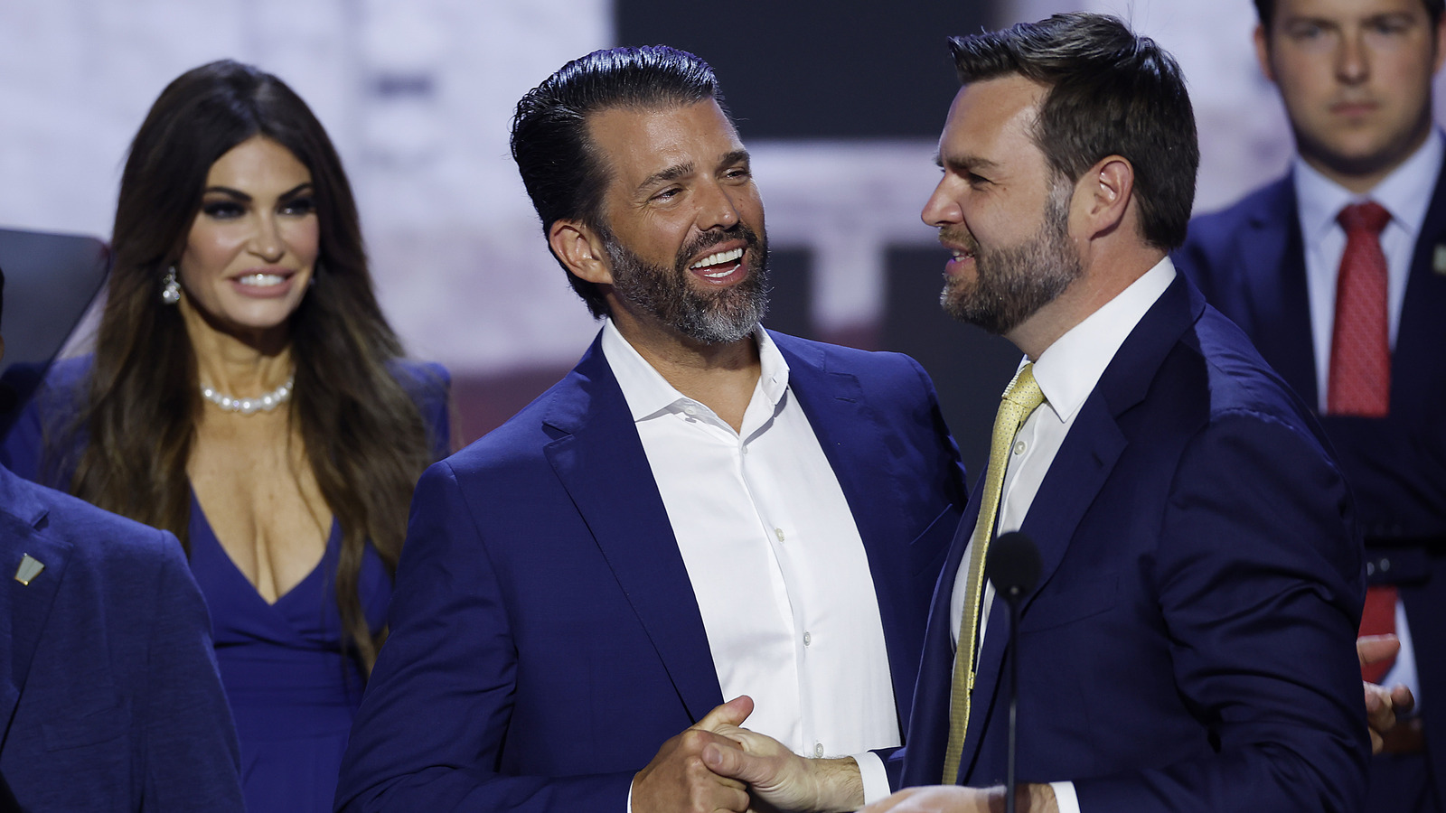 Don Jr.'s Debate Night Date With JD Vance Is Happiest He's Seemed In A ...