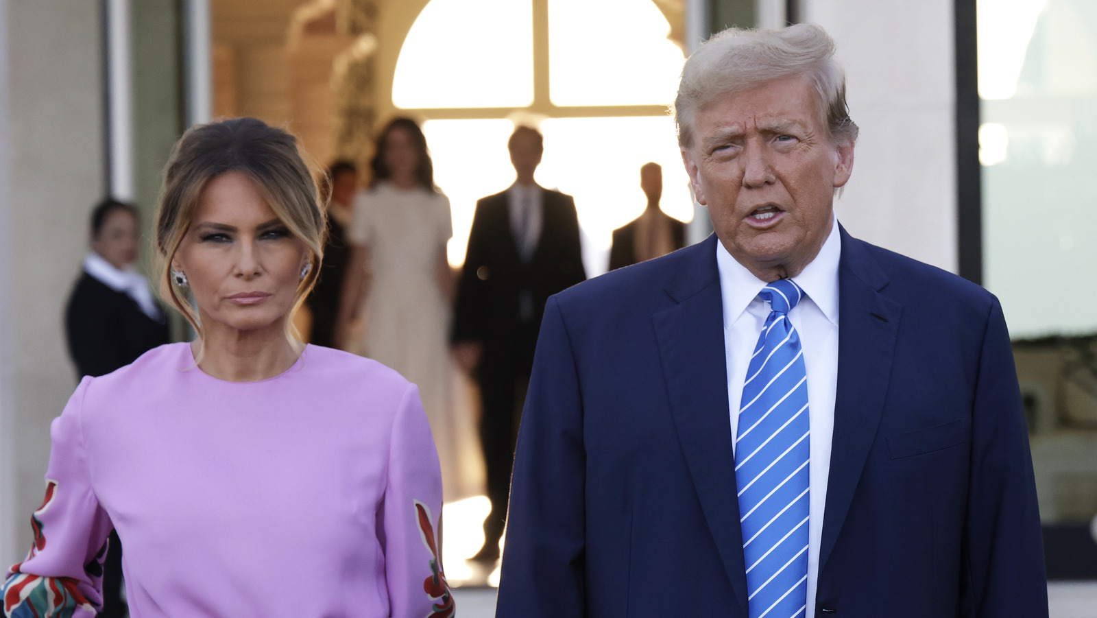 Melania Is Missing On Trump's First Day In Court (But Her Clone Margo ...