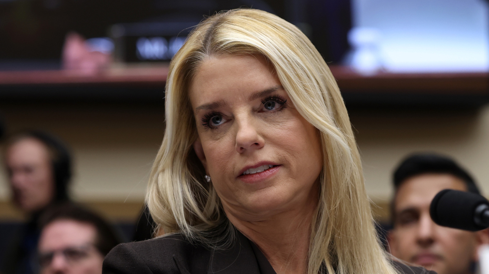 Nightmare Close-Up Of Pam Bondi On Capitol Hill Suggests She's So Over ...