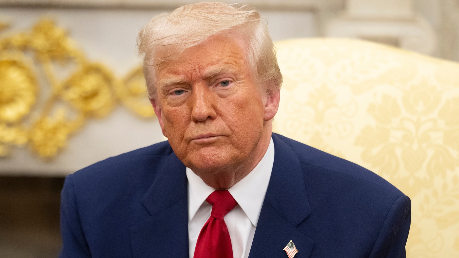 Trump Ditches Makeup For Another Golf Weekend & It's Jaw-Dropping