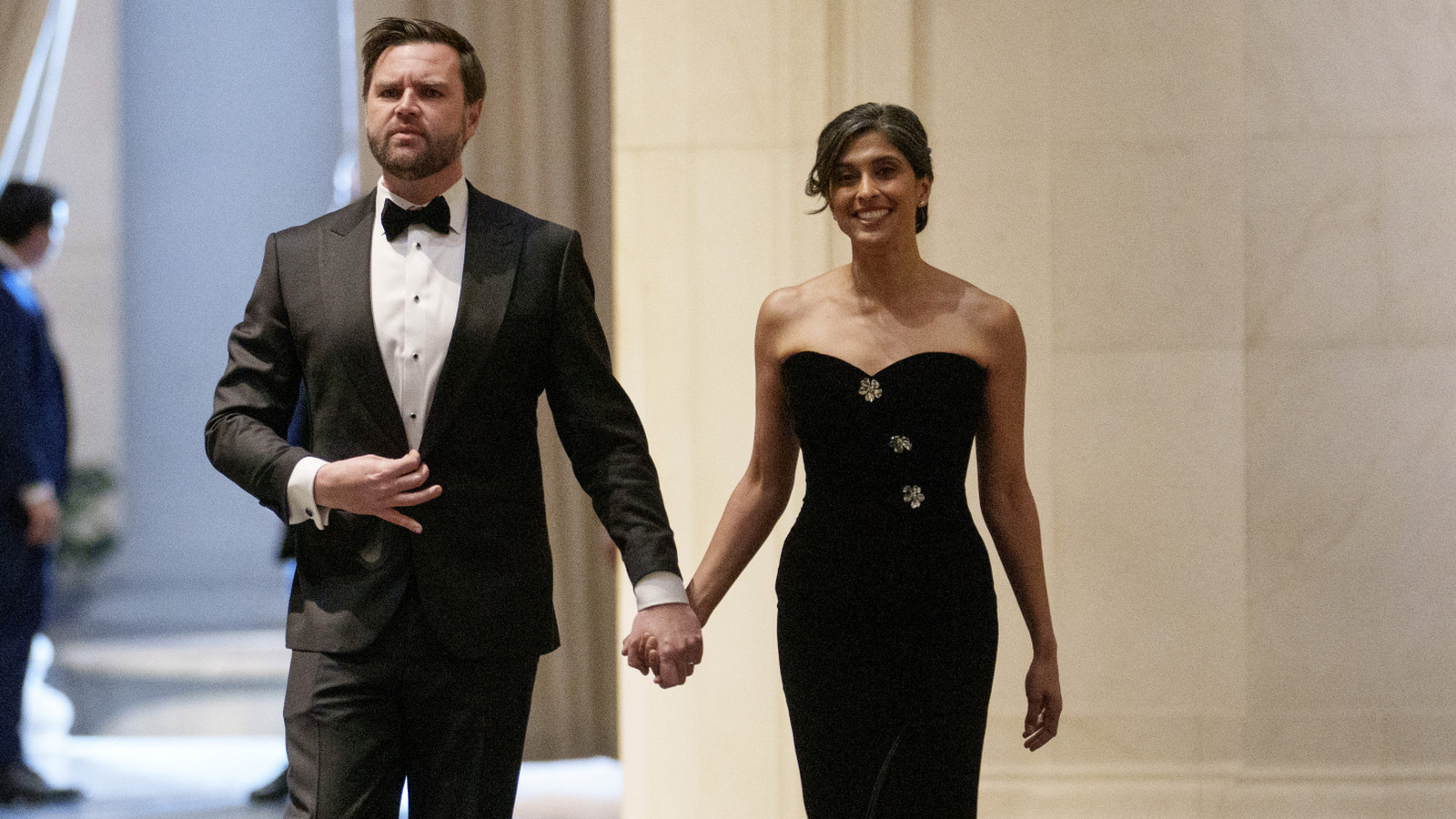 Usha Vance's Skin-Baring Dress For Vice President's Dinner Is Turning Heads